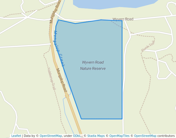 Wyvern Road Nature Reserve in Collie | Map and Routes