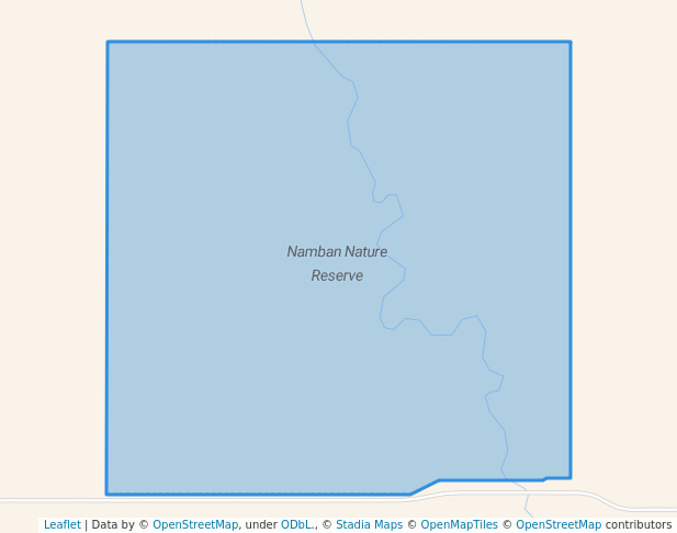 Namban Nature Reserve in Namban | Map and Routes