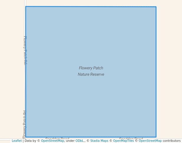 Flowery Patch Nature Reserve in Watercarrin | Map and Routes