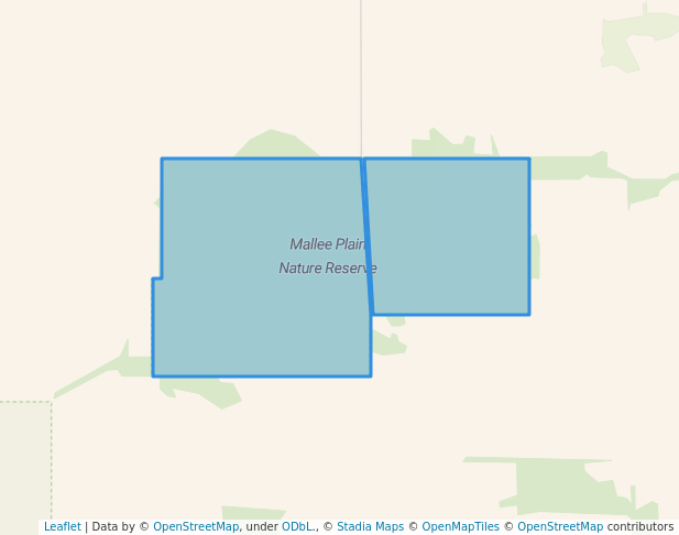 Mallee Plain Nature Reserve in Dongolocking | Map and Routes