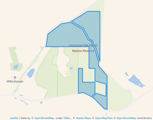 Unnamed WA26065 Nature Reserve in Yallingup | Map and Routes