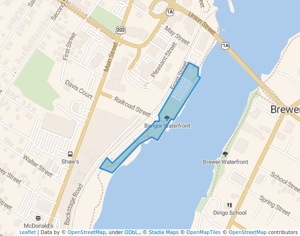 Bangor Waterfront in Bangor | Map and Routes