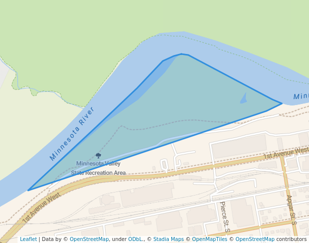 Minnesota Valley State Recreation Area in Shakopee | Map and Routes