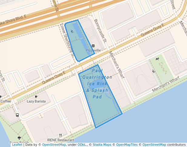 Sherbourne Common in Toronto | Map and Routes