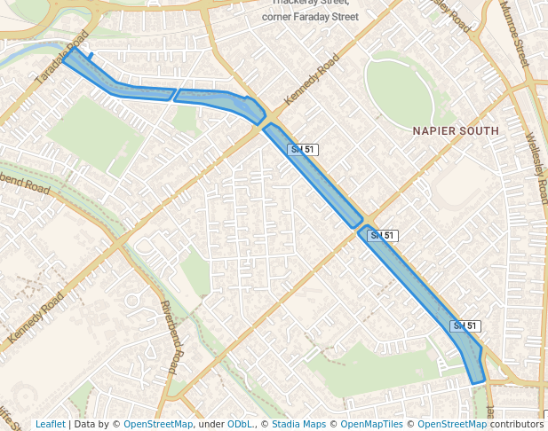 Alexander Park in Napier | Map and Routes