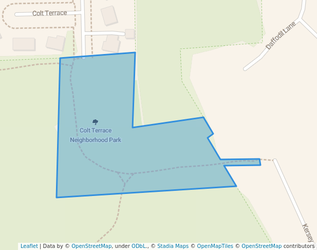 Colt Terrace Neighborhood Park in Silver Spring | Map and Routes
