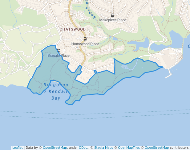 Kauri Point Centennial Park in Auckland | Map and Routes