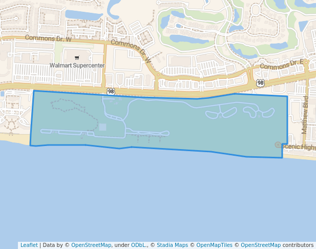 Henderson Beach State Park in Destin | Map and Routes