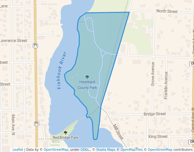 Heartland County Park in Park Rapids | Map and Routes