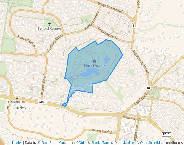 Wilson Botanic Park in Berwick | Map and Routes