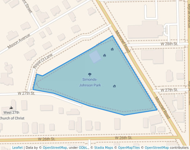 Simonds-Johnson Park in Jacksonville | Map and Routes