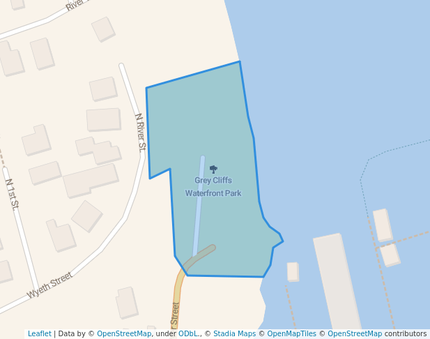 Grey Cliffs Waterfront Park in St. Helens | Map and Routes