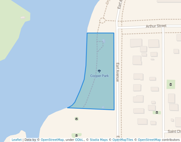 Cooper Park in Dryden | Map and Routes