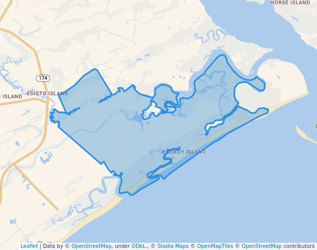 Botany Bay Heritage Preserve in Edisto Island | Map and Routes