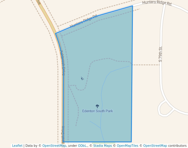 Edenton South Park in Lincoln | Map and Routes