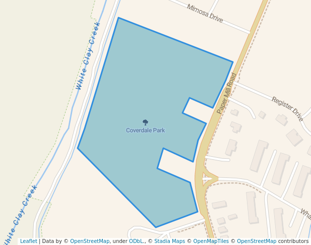 Coverdale Park in Newark | Map and Routes
