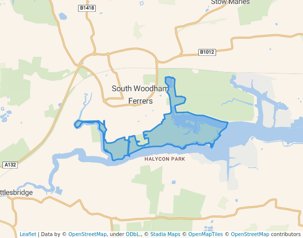 Marsh Farm Country Park in South Woodham Ferrers | Map and Routes