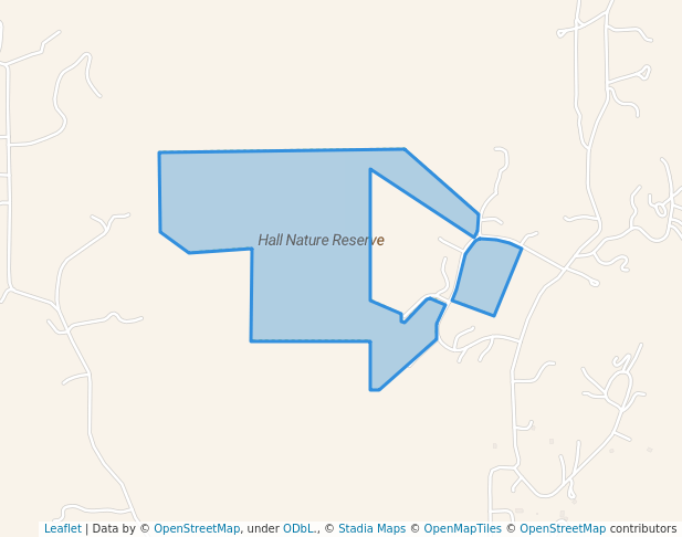 Hall Nature Reserve in Lecompton | Map and Routes