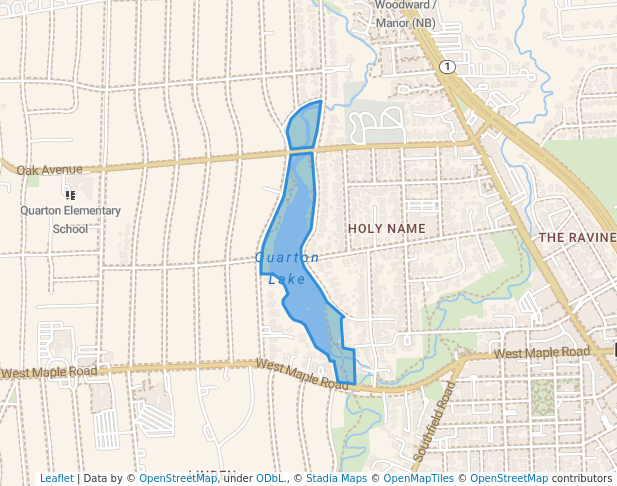 Quarton Lake Park in Birmingham | Map and Routes