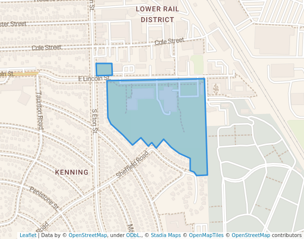 Kenning Park in Birmingham | Map and Routes