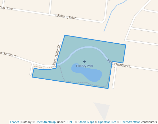 Huntley Park in Park Ridge | Map and Routes