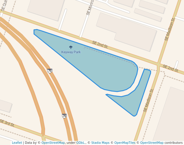 Keyway Park in Topeka | Map and Routes