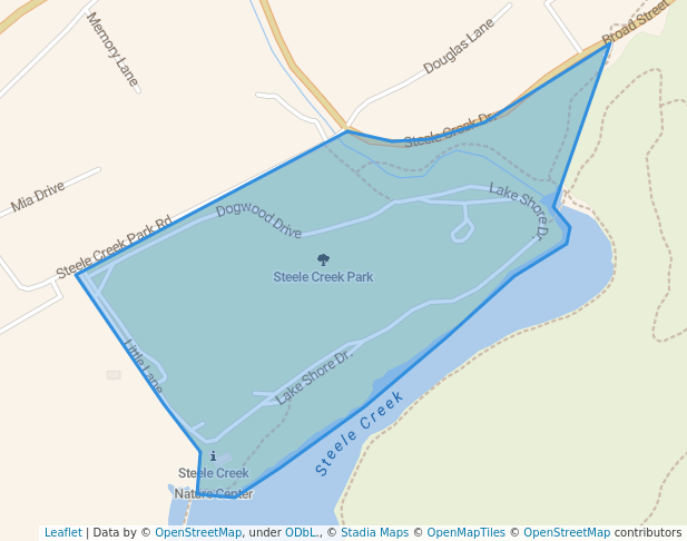 Steele Creek Park in Bristol | Map and Routes