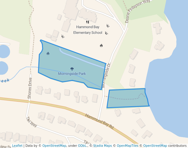 Morningside Park in Nanaimo | Map and Routes