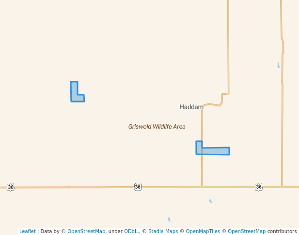 Griswold Wildlife Area in Haddam | Map and Routes