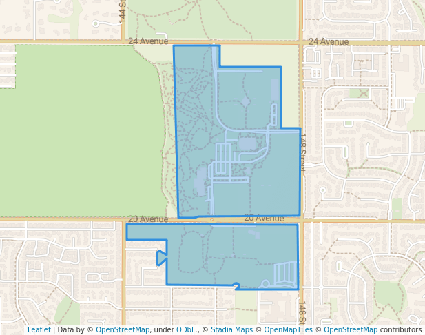 South Surrey Athletic Park in Surrey | Map and Routes