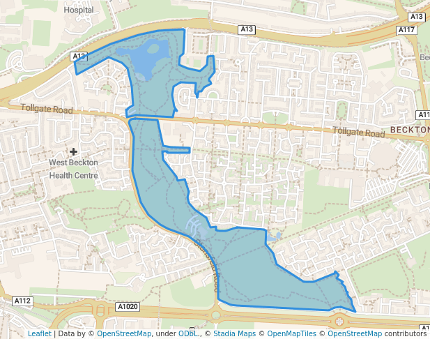 Beckton District Park in London | Map and Routes