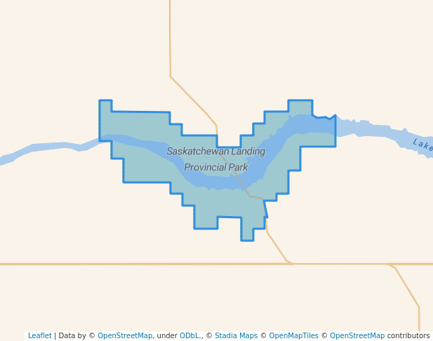 Saskatchewan Landing Provincial Park in Stewart Valley | Map and Routes