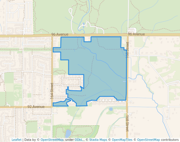 Bothwell Park in Surrey | Map and Routes