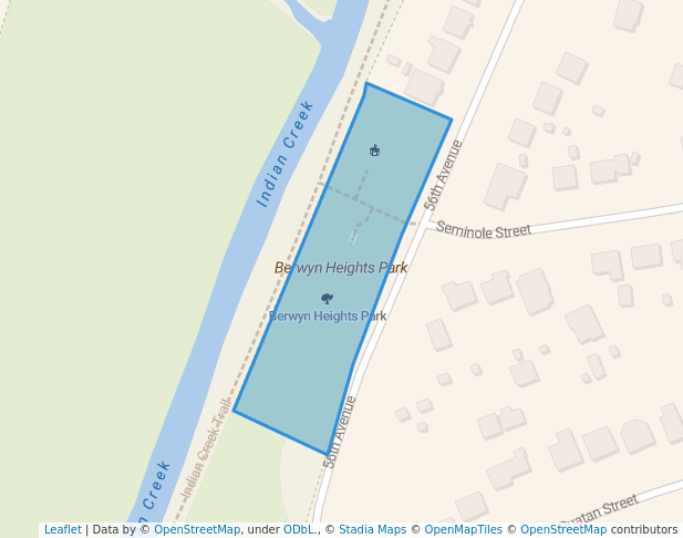 Berwyn Heights Park in Berwyn Heights | Map and Routes