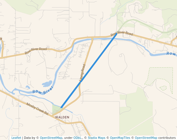 Row River Trail in Cottage Grove | Map and Routes