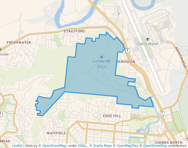 Mount Whitfield Conservation Park in Edge Hill | Map and Routes
