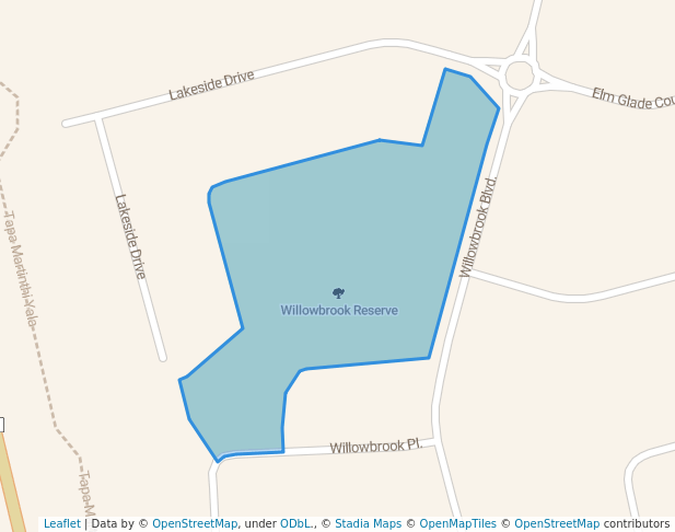 Willowbrook Reserve in Paralowie | Map and Routes