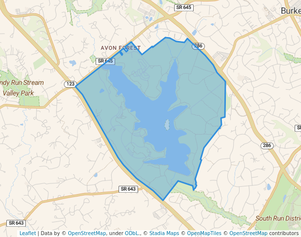 Burke Lake Park in Fairfax Station | Map and Routes
