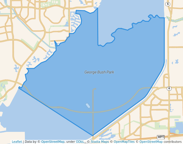 George Bush Park in Houston | Map and Routes