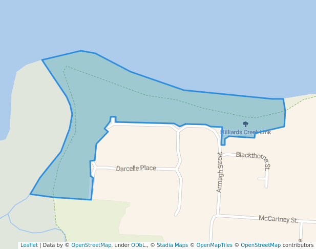 Hilliards Creek Link in Ormiston | Map and Routes
