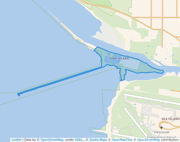 Iona Beach Regional Park in Richmond | Map and Routes