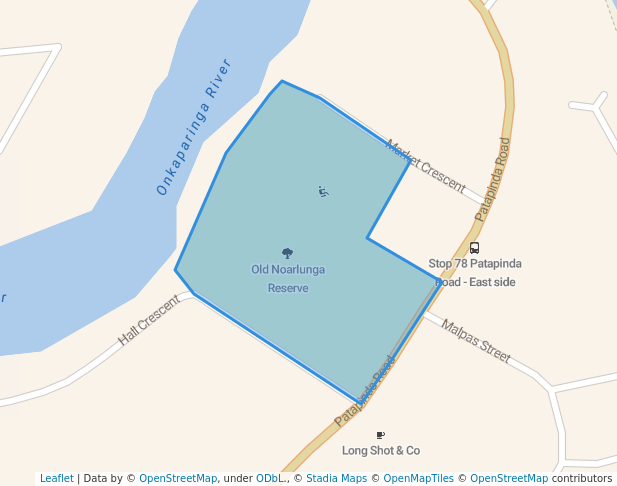 Old Noarlunga Reserve in Old Noarlunga | Map and Routes