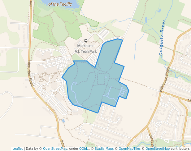 Layritz Park in Victoria | Map and Routes