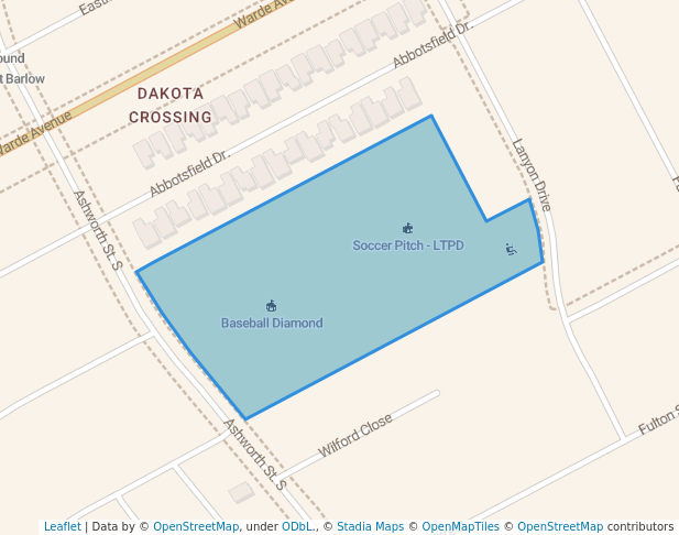 Abbotsfield Park in Winnipeg | Map and Routes