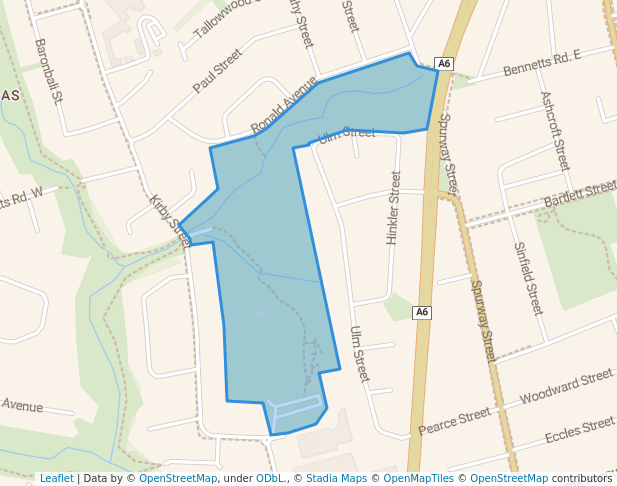 Upjohn Park in Rydalmere | Map and Routes