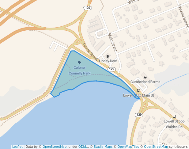 Colonel Connelly Park in Wakefield | Map and Routes