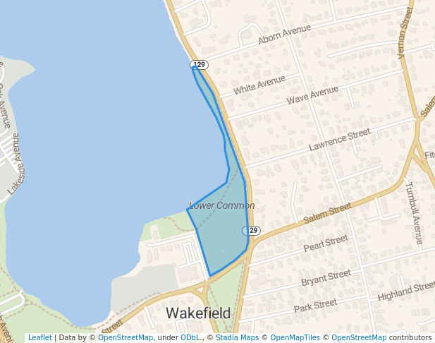 Lower Common in Wakefield | Map and Routes