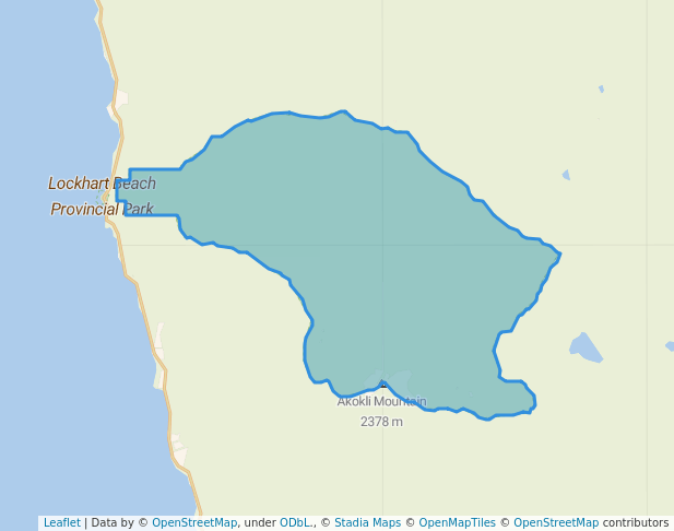 Lockhart Creek Provincial Park in Boswell | Map and Routes