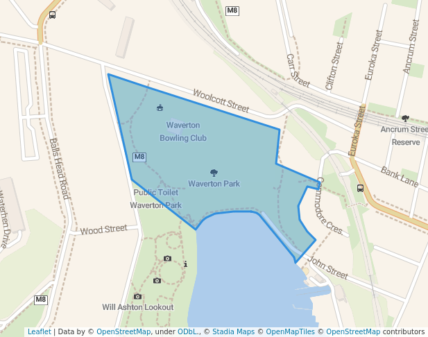 Waverton Park in Waverton | Map and Routes