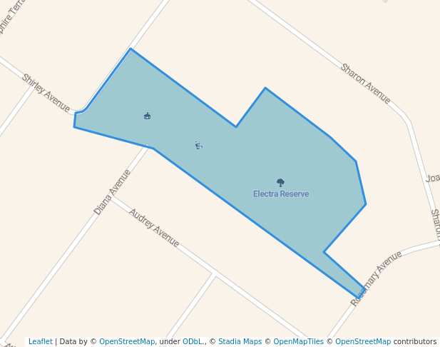 Electra Reserve in Parafield Gardens | Map and Routes